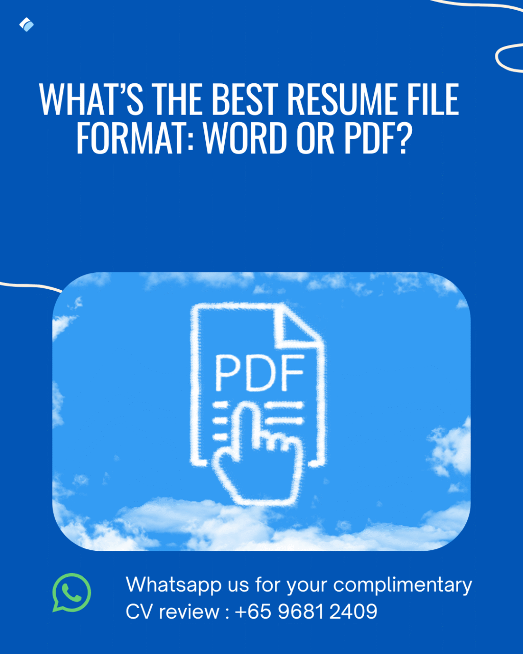 What’s the Best Resume File Format: Word or PDF? | CV Writer Singapore